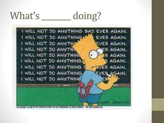 Present continuous simpsons | PPTX