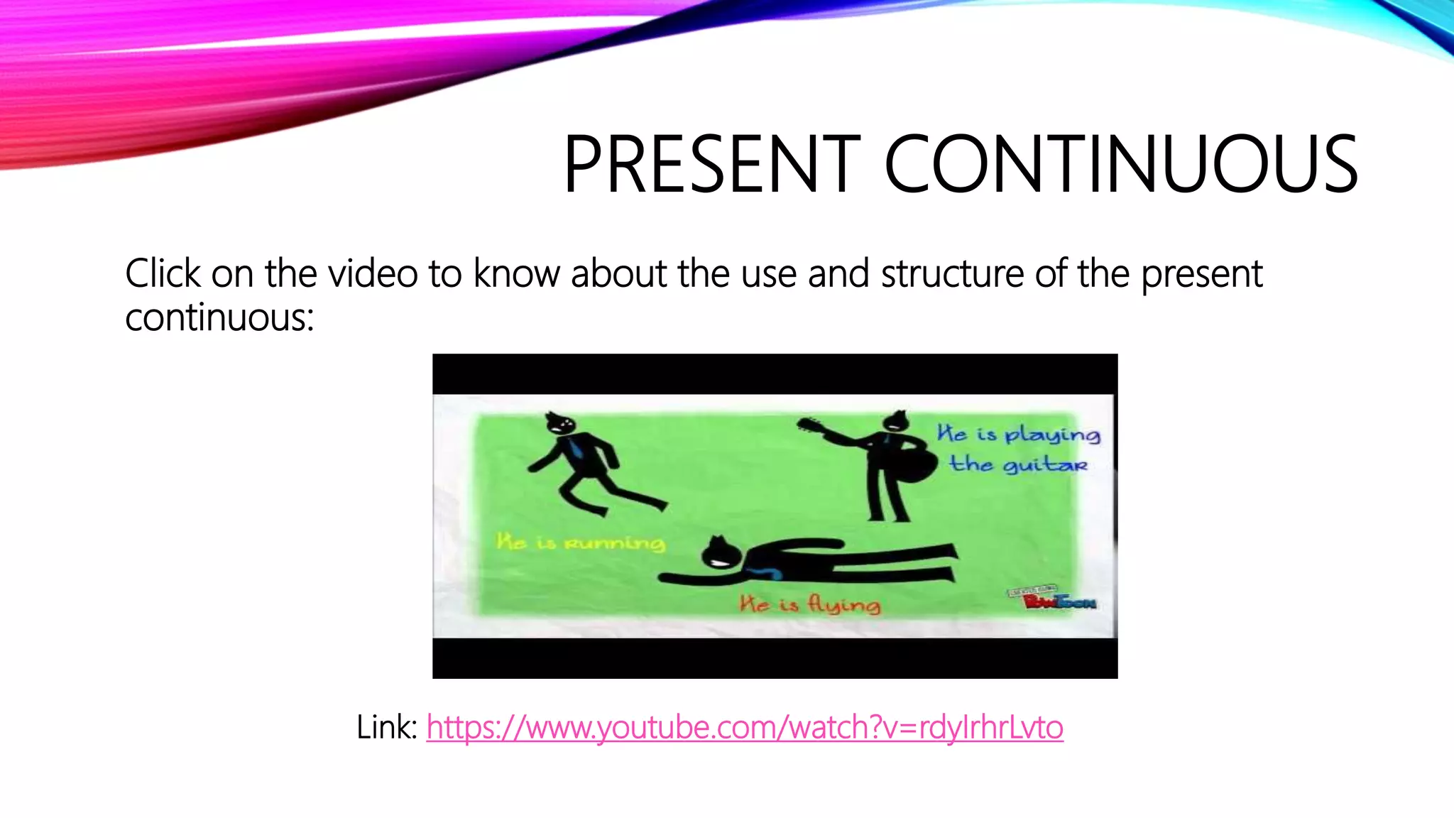 Present continuous (spelling rules) | PPTX