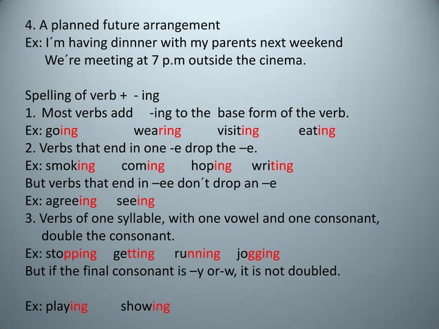 Present continuous tense | PPT