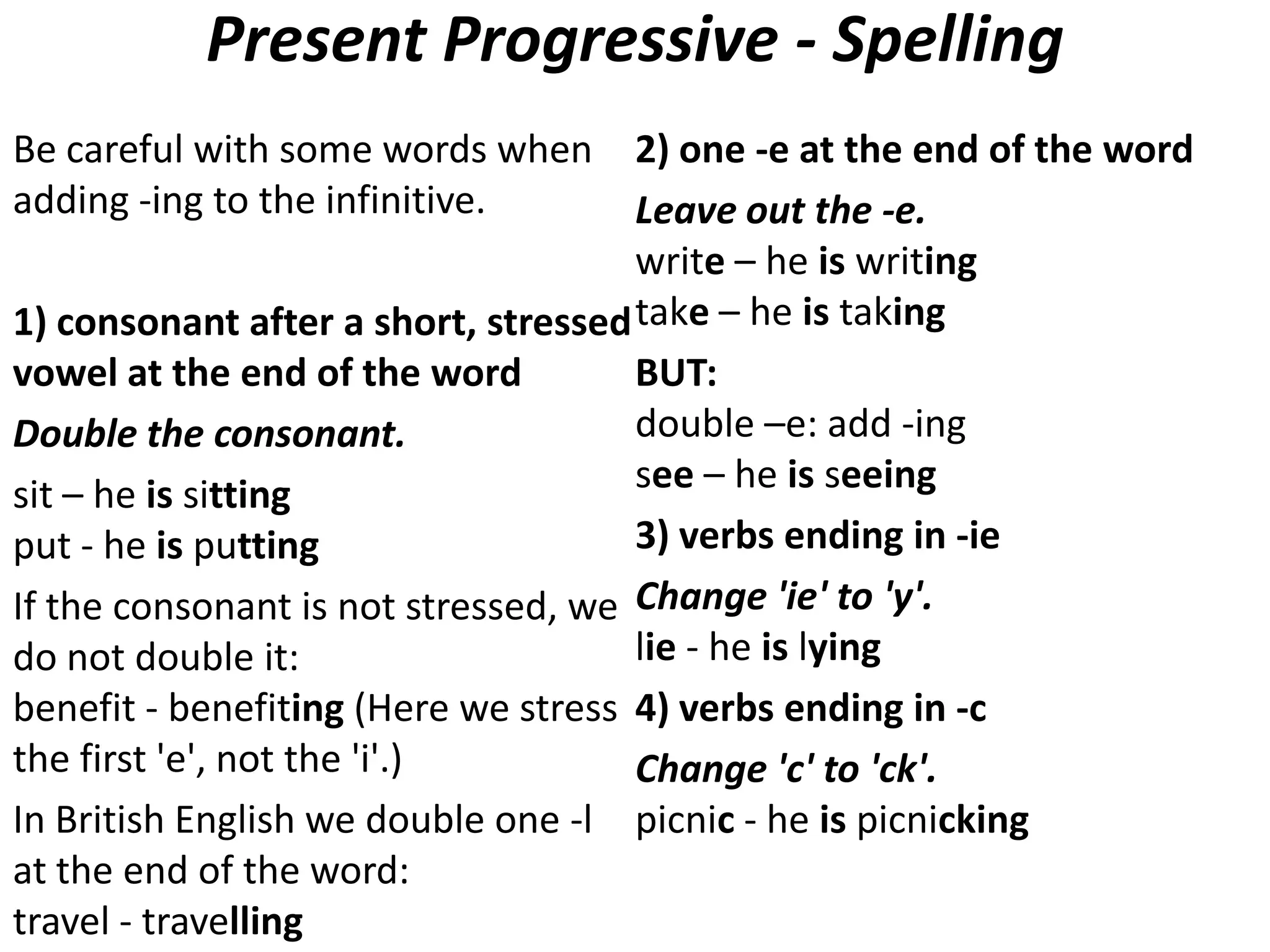 Present continuous tense | PPTX