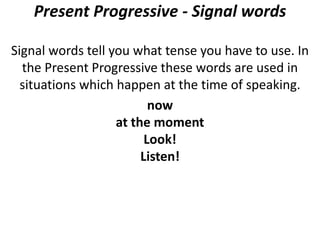 Present continuous tense | PPT