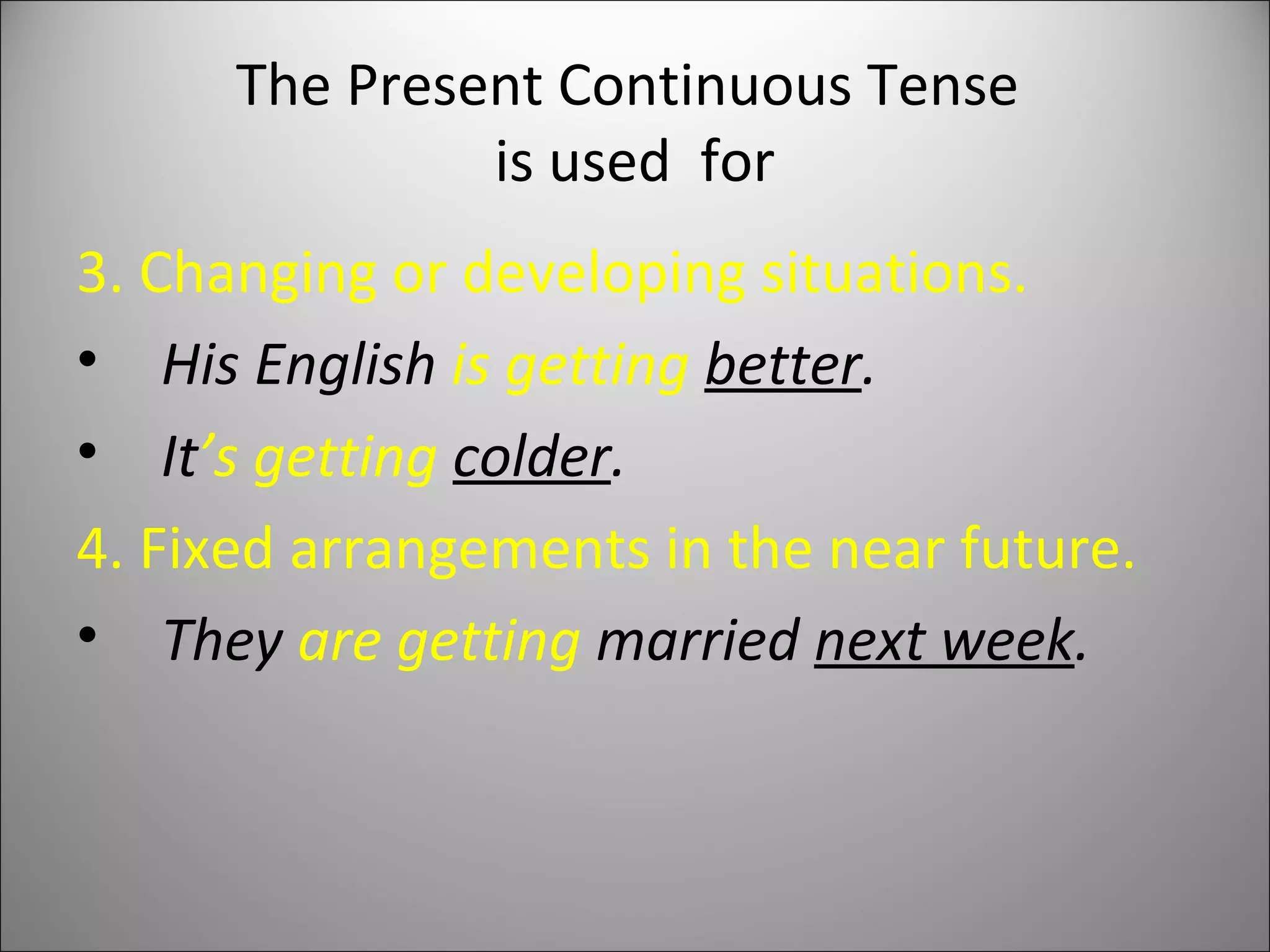 Present Continuous Tense | PPT