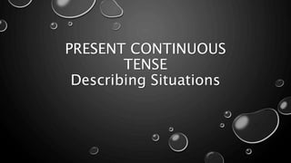 Present continuous tense | PPT
