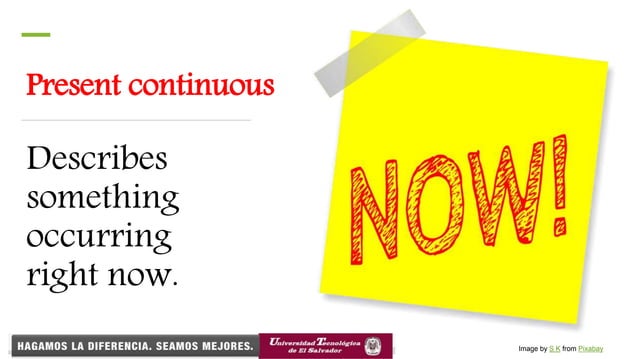 Present continuous tense | PPT