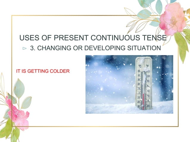 Present continuous tense | PPTX