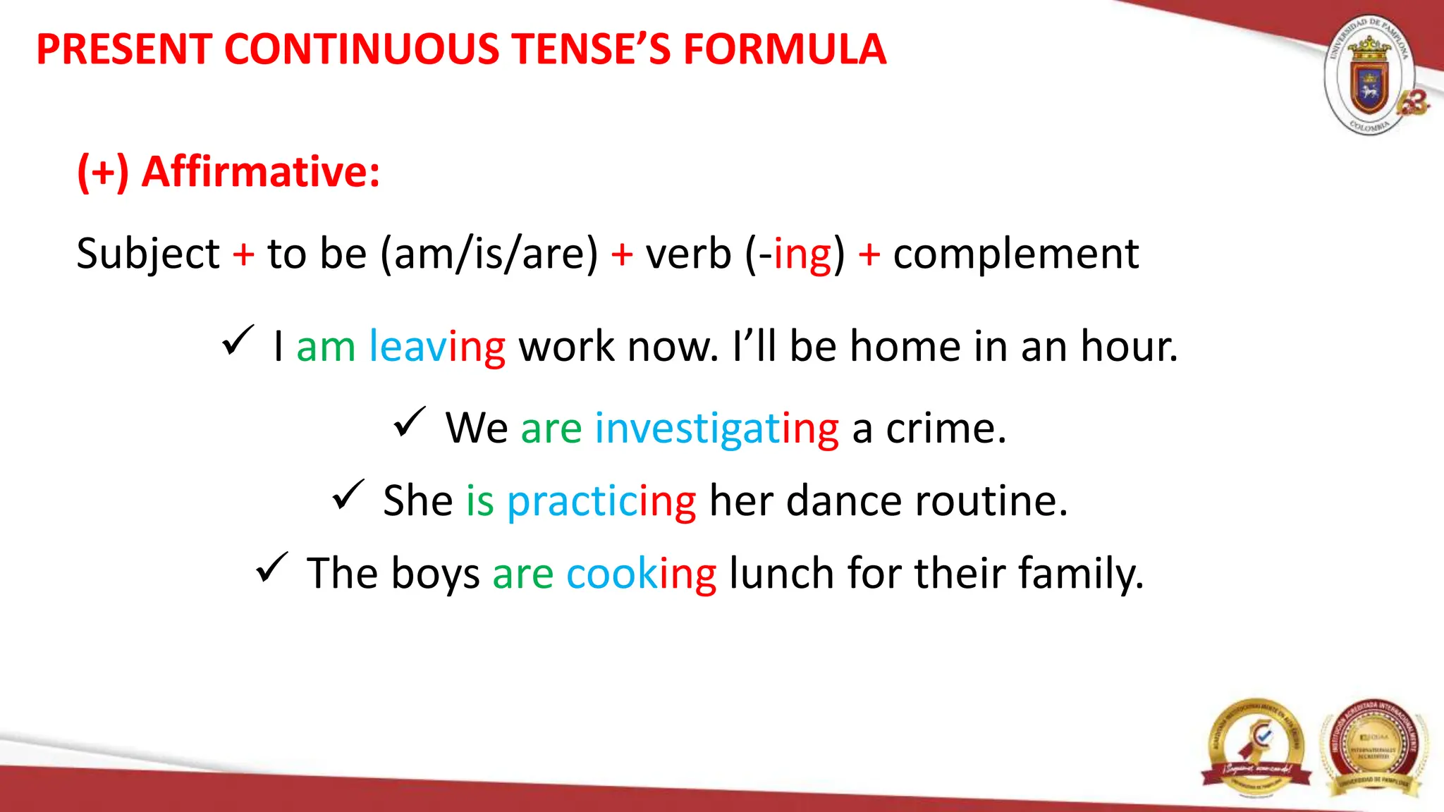 PRESENT CONTINUOUS TENSEXXXXXXXXXXXXXXXXX | PPTX