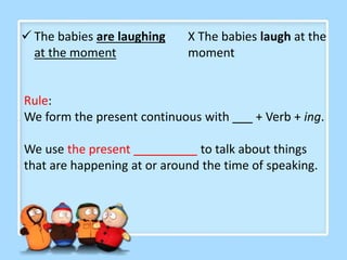 Present continuous tense in question form | PPTX