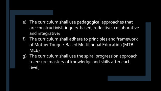 THE ENHANCED BASIC EDUCATION ACT OF 2013 (K TO 12) | PPTX | Secondary ...