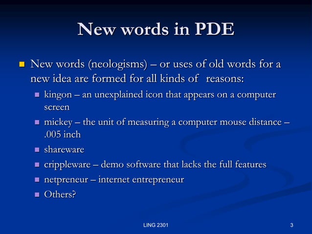 Present day english | PPTX