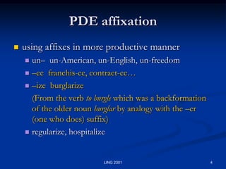 Present day english | PPTX
