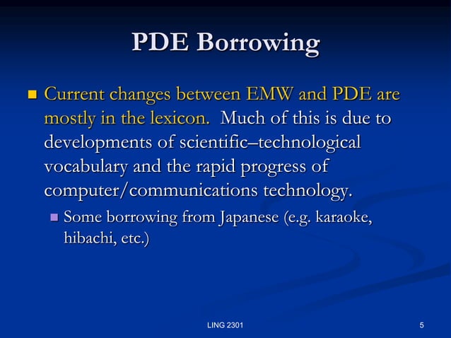 Present day english | PPTX