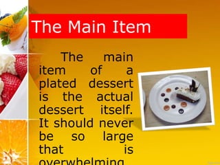 Present desserts | PPTX