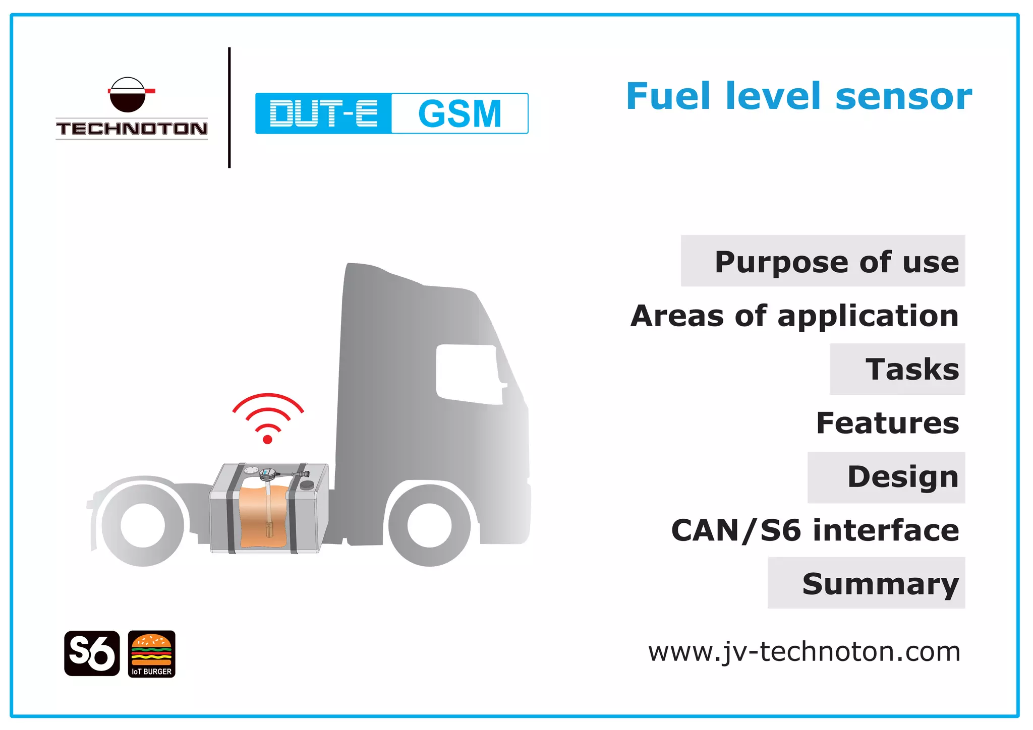DUT-E GSM Fuel level sensor | PDF