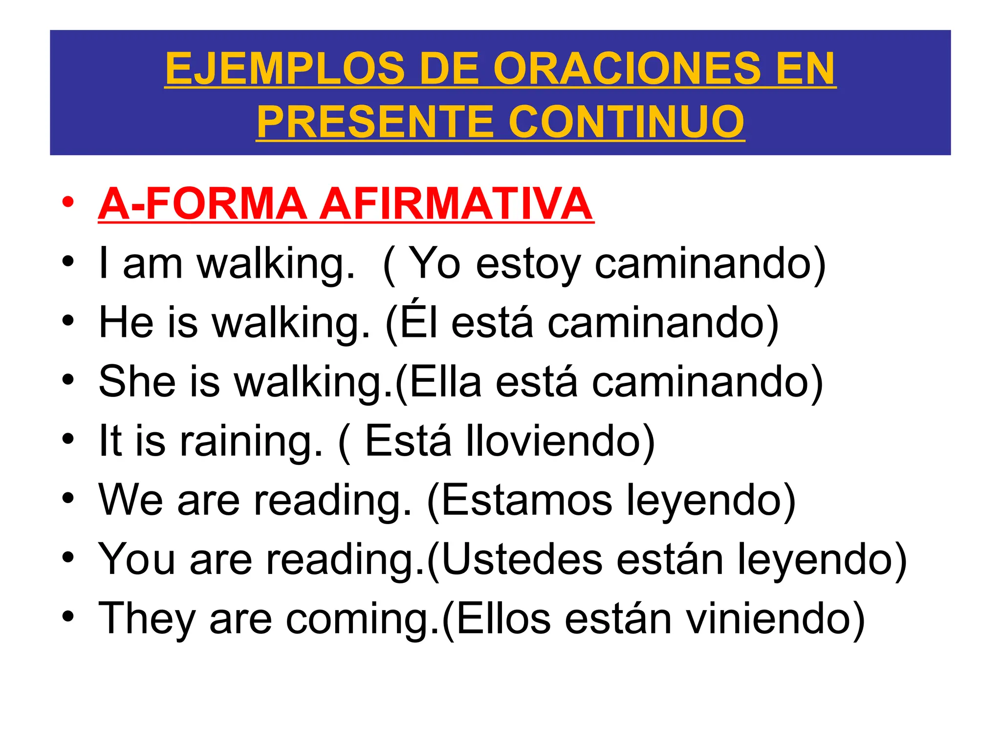 PRESENTE CONTINUO INGLES TIEMPOS VERBALES.ppt