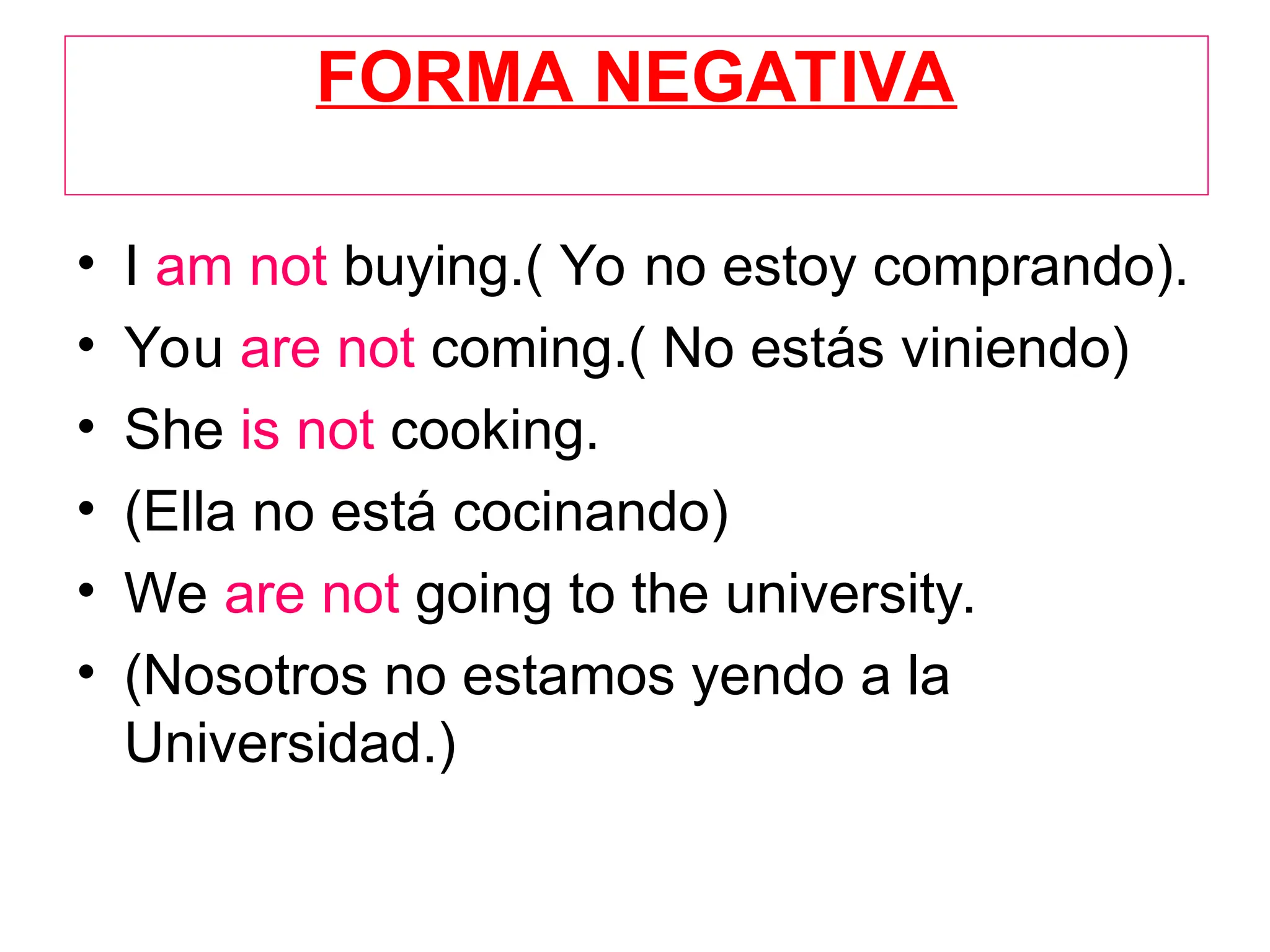 PRESENTE CONTINUO INGLES TIEMPOS VERBALES.ppt