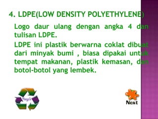 arti lambang recycle | PPTX