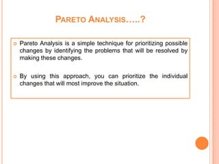 Pareto Analysis | PPTX