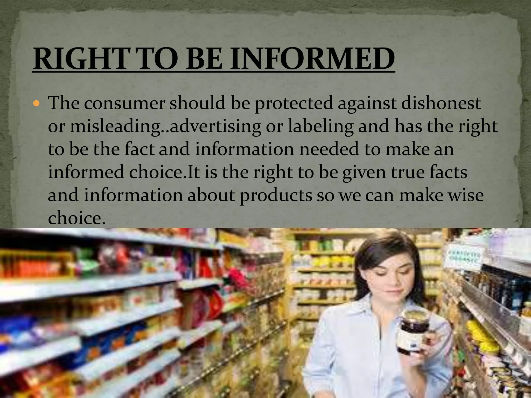 Consumer rights and responsibilities | PPTX