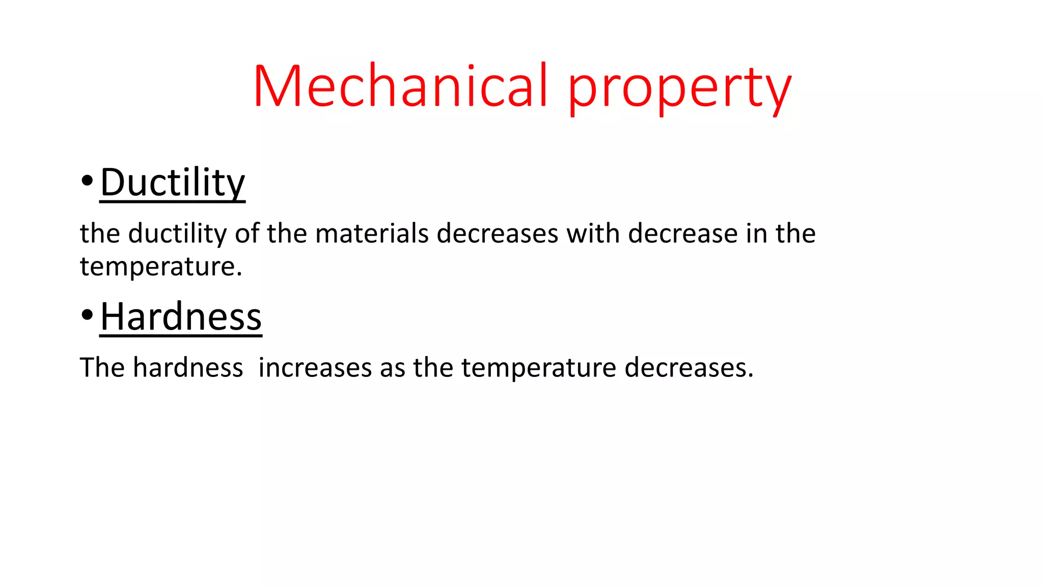 cryogenic material | PPTX