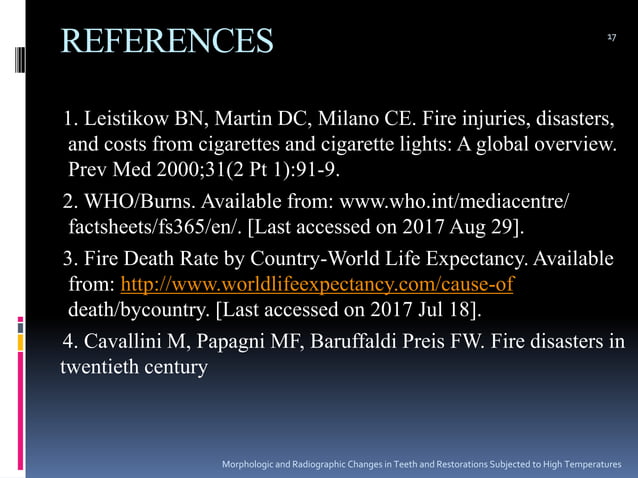 MORPHOLOGICAL AND RADIOGRAPHIC CHANGES IN TEETH AND RESTORATION ...