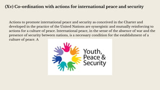 Role of UNESCO Promoting Peace Education. | PDF