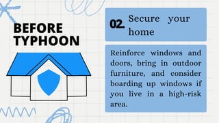 Safety Measures Before During and After Typhoon | PDF