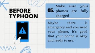 Safety Measures Before During and After Typhoon | PDF