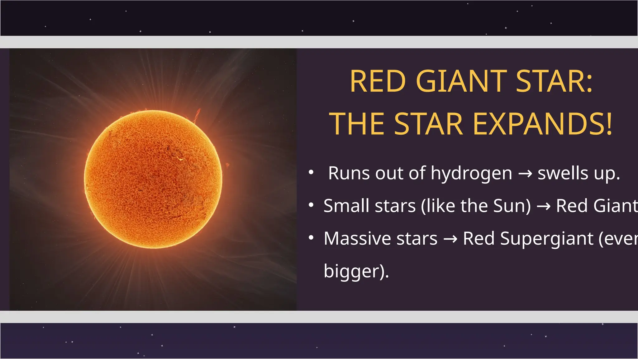 Life cycle of a star from birth to stellar afterlife | PPT
