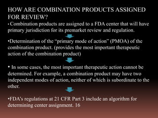 regulation for combination product and medical devices | PPTX