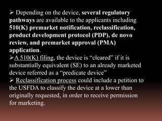 regulation for combination product and medical devices | PPTX