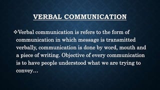 Types of communication | PPTX