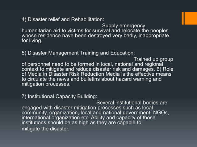 Disaster Risk Reduction Planning | PPT