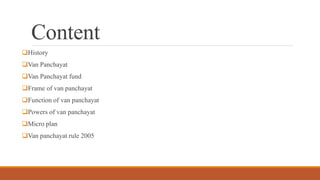 Uttarakhand Van Panchayat By sagar chaudhary.pptx