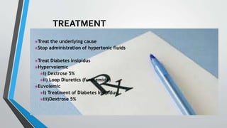 Hypo & Hyper glycemia ,Hypo & hyper natremia | PPTX