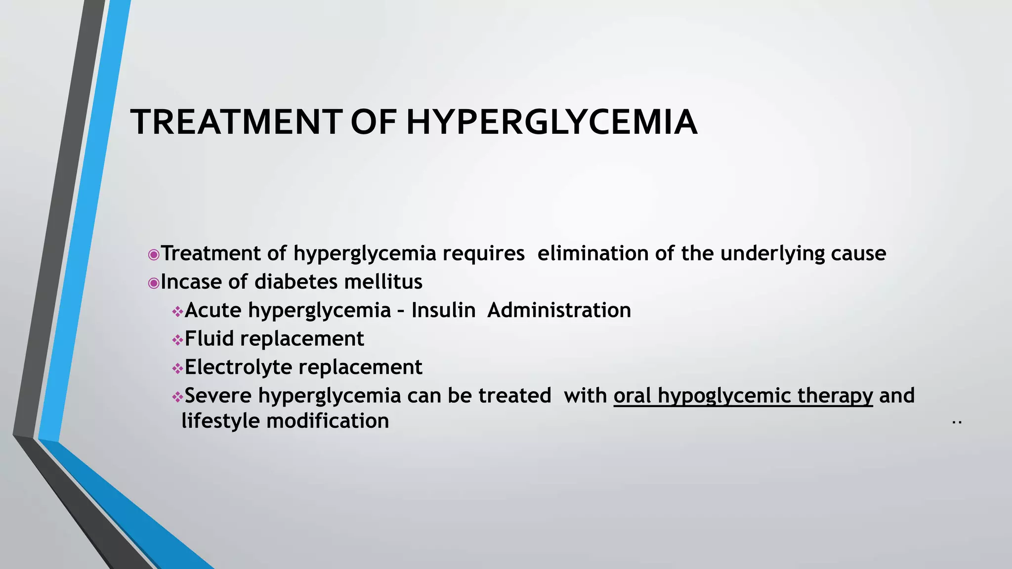 Hypo & Hyper glycemia ,Hypo & hyper natremia | PPT