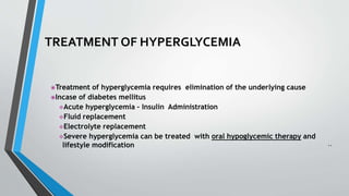 Hypo & Hyper glycemia ,Hypo & hyper natremia | PPT