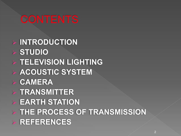 ppt Or report of training on doordarshan TV broadcasting | PPTX | Technology & Computing
