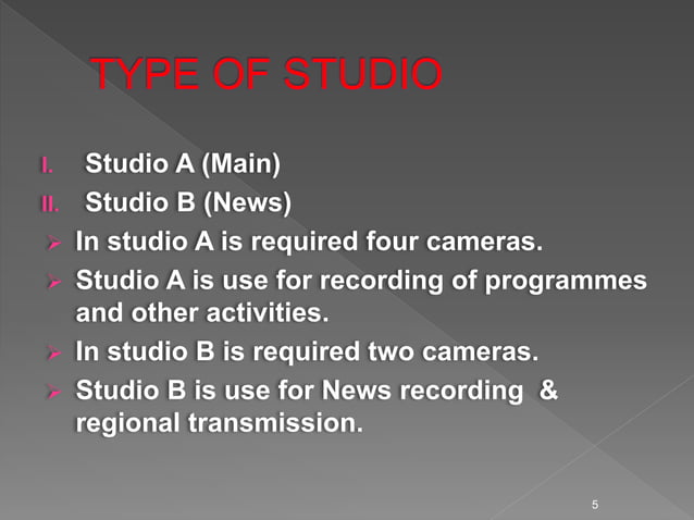 ppt Or report of training on doordarshan TV broadcasting | PPTX | Technology & Computing