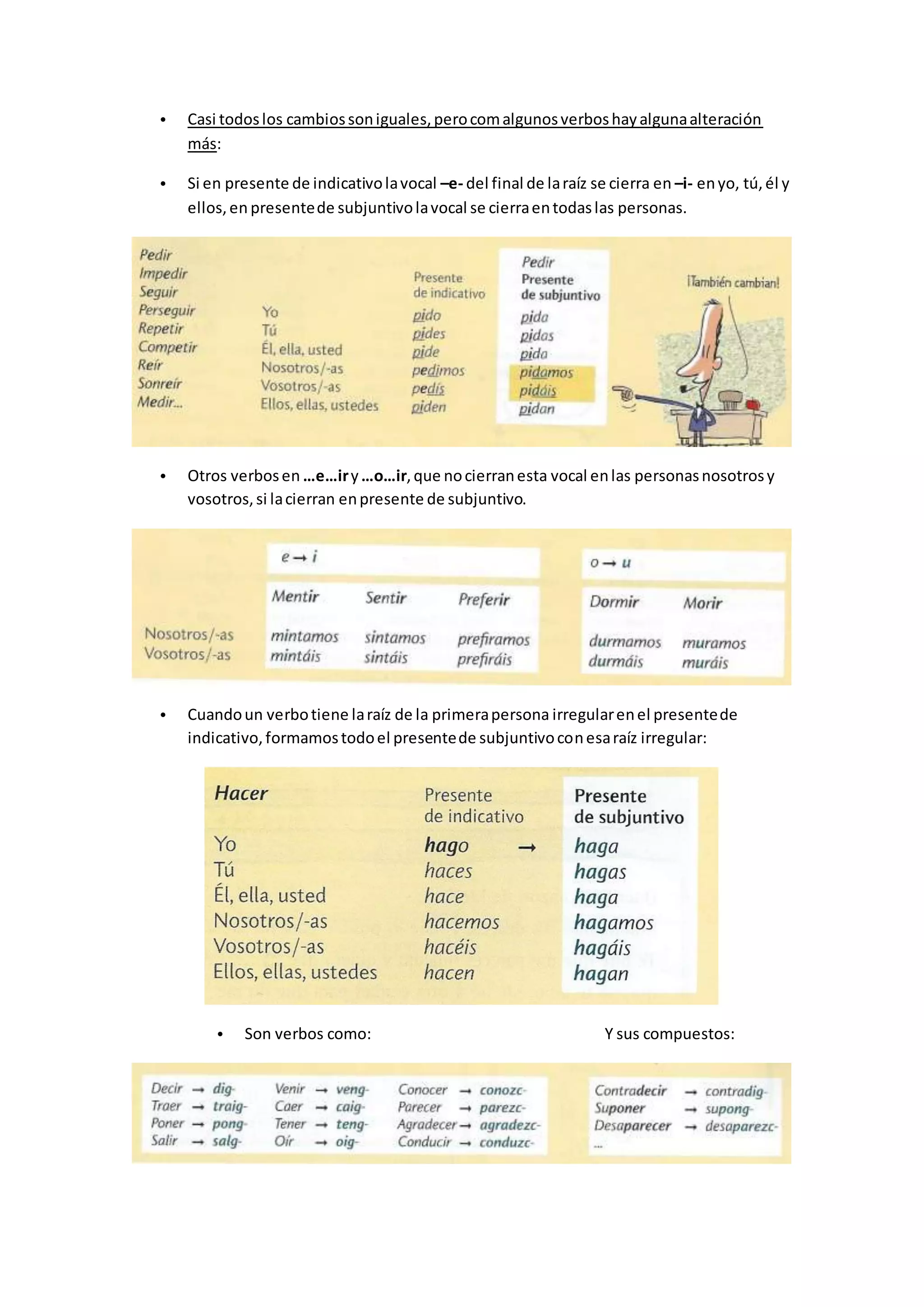 Presente de subjuntivo | PDF