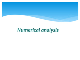 real life application in numerical method | PPTX