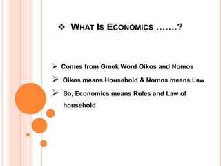 Basic Business Economics | PPTX