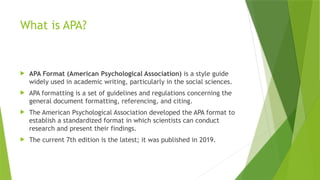 What IS APA system and its uses in engineering.pptx