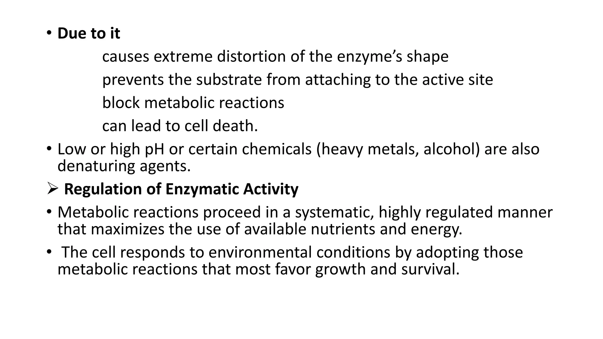enzymatic activities and enzyme pathway | PPTX