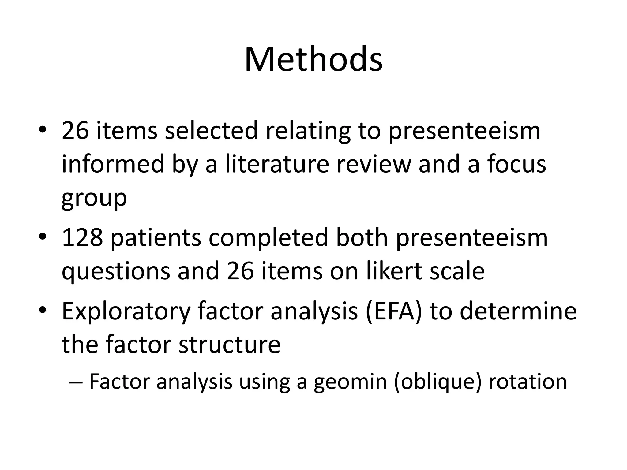 Presenteeism Presentation | PPTX