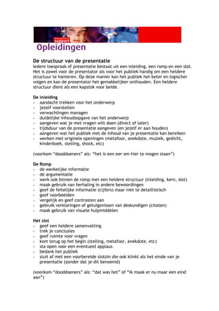 Presenteer jezelf met LEF | PDF