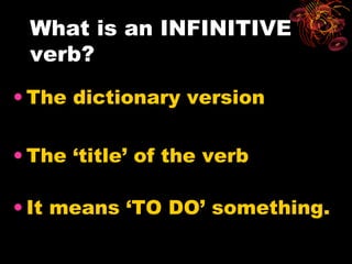 Presente + infinitivo regular verbs | PPT