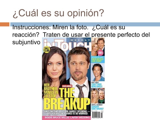 Presente perfecto del subjuntivo-Spanish 201 | PPT