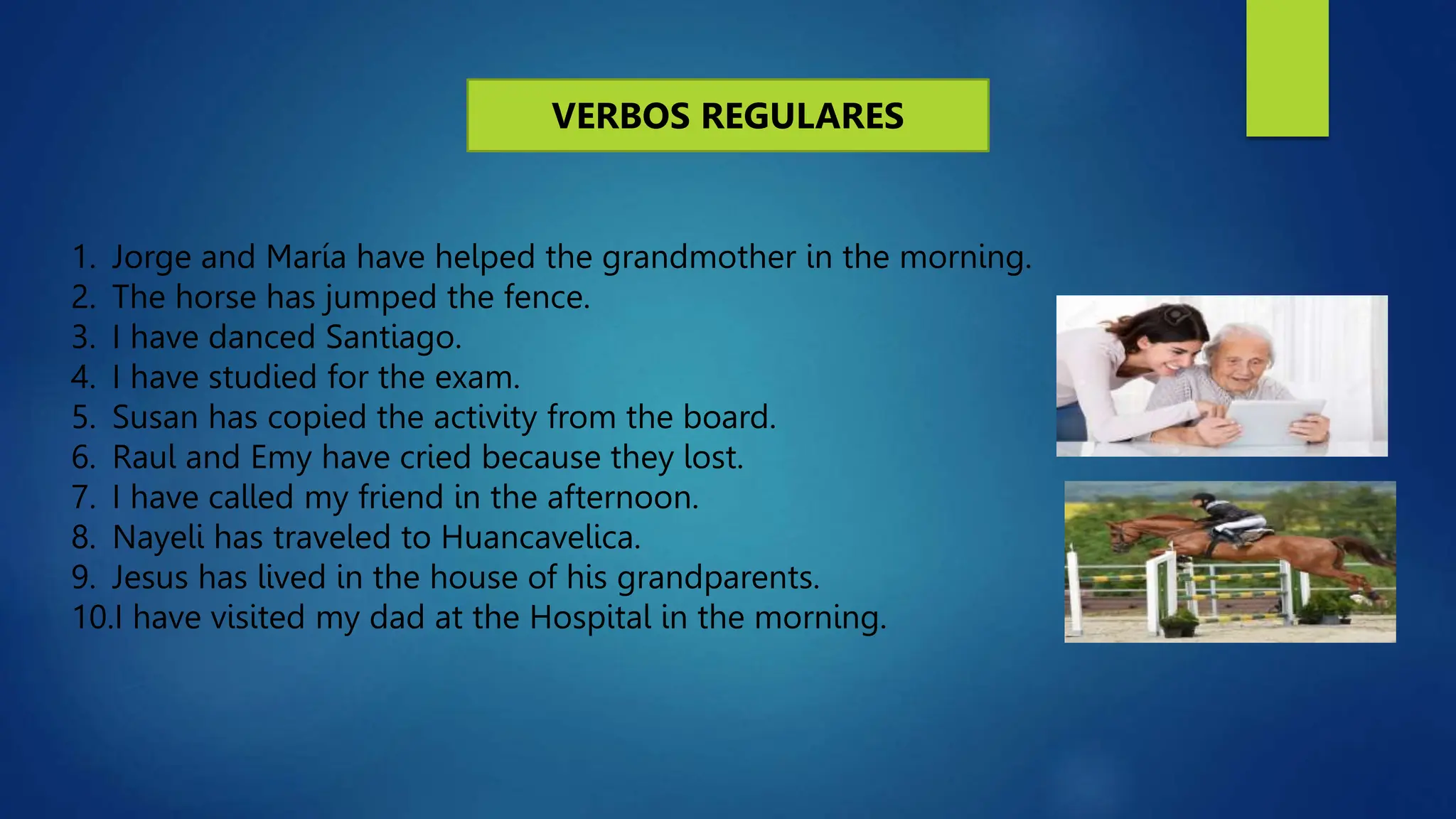 VERBOS IRREGULARES | PPTX