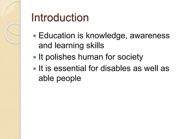 Special Education:- Learning disabilities | PPTX