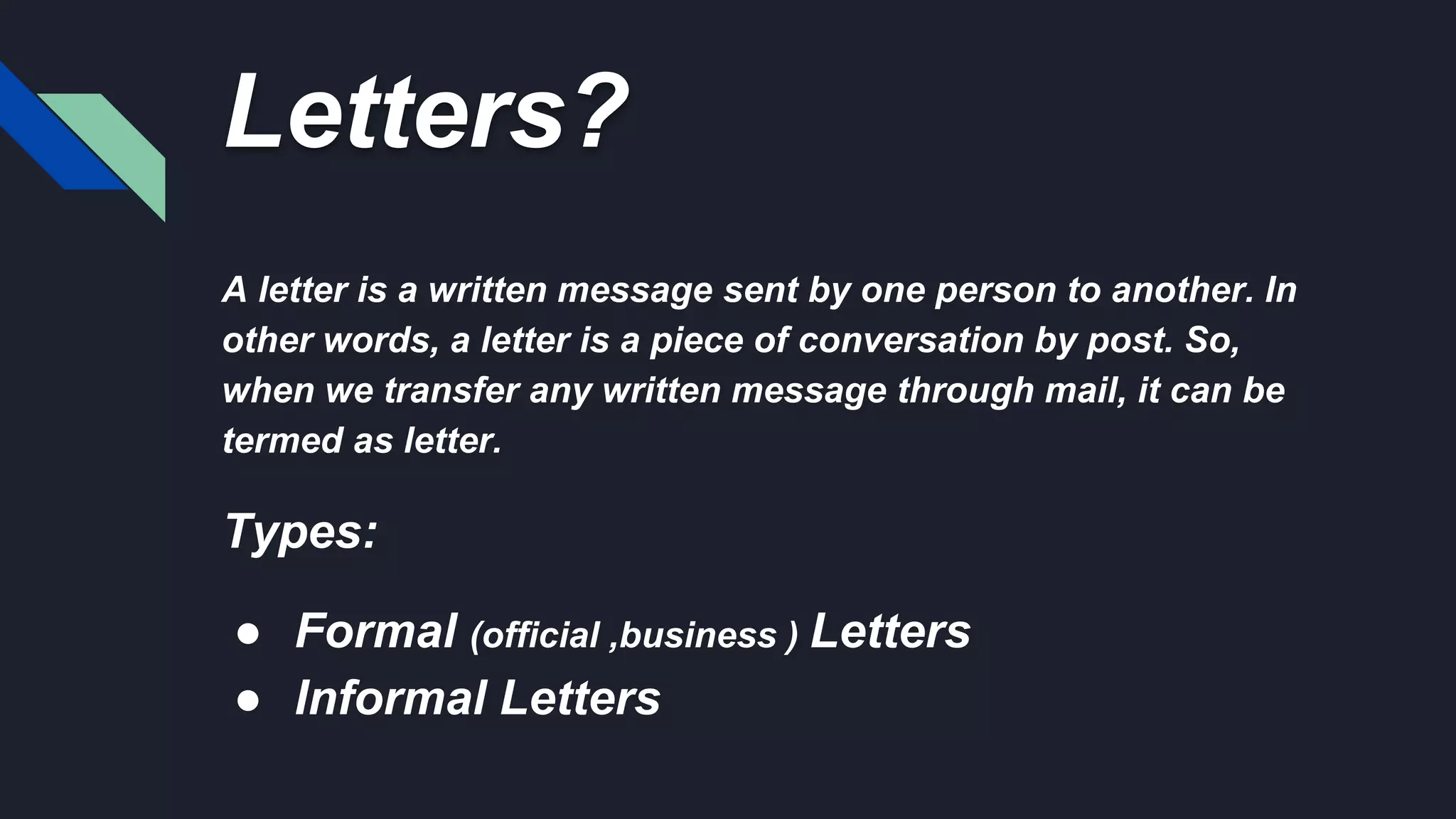 HOW TO WRITE AN OFFICIAL LETTER | PPTX